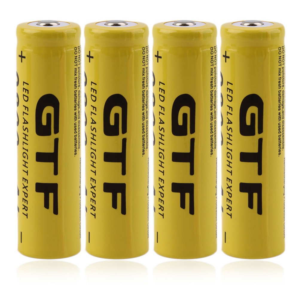 Купить 4 шт/набор 18650 аккумулятор 3.7V 9800mah литий-ионный ...