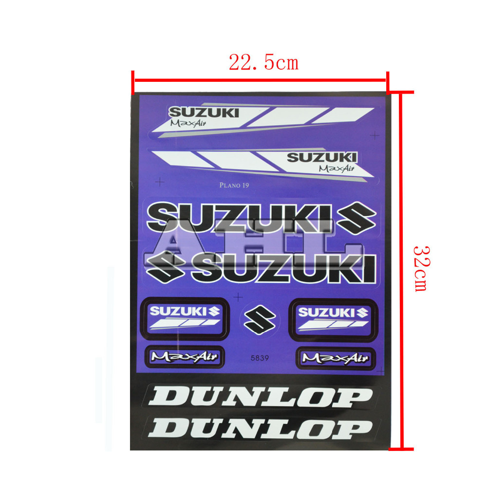 Купить 6pcs/много мотоциклов наклейки наклейки для suzuki мотоцикл ...
