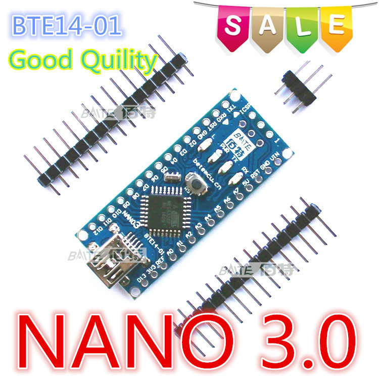 Купить реальный номер 1шт Nano 30 контроллер совместим с Arduino Nano