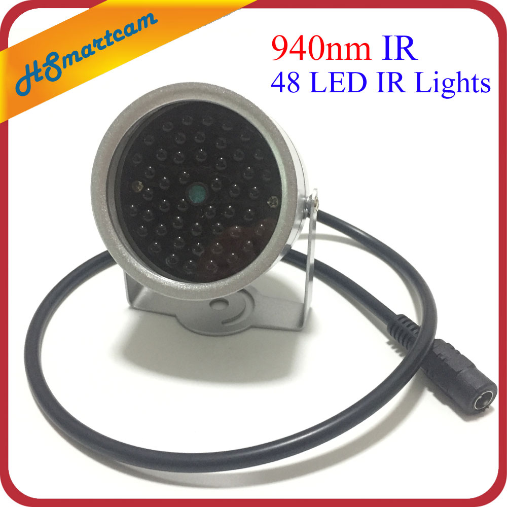 New Invisible illuminator 940NM infrared 60 Degree 48 LED IR Lights for CCTV Security 940nm IR ...