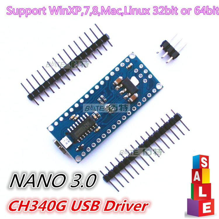 Купить реальный номер 1шт Nano 30 контроллер совместим с Arduino Nano