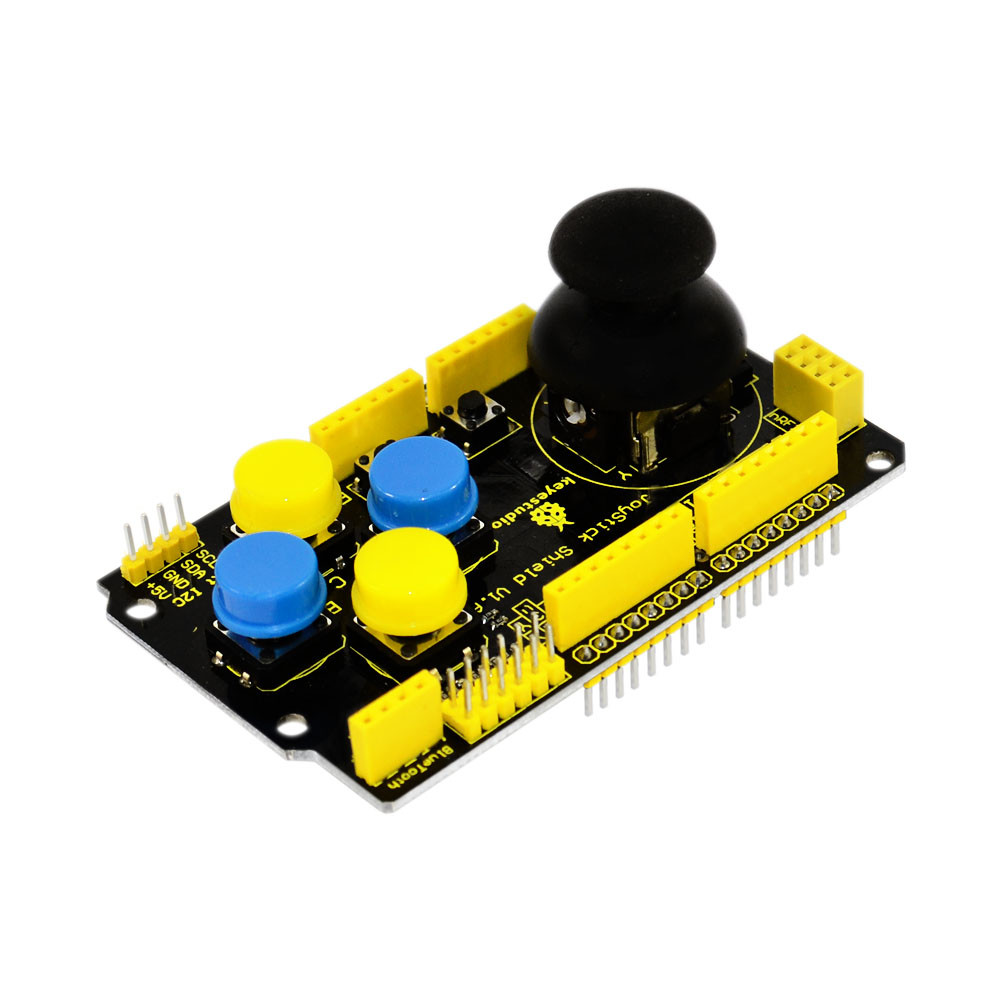 Free shipping ! Keyestudio JoyStick Shield PS2 for Arduino nRF24L01 Nk 5110 LCD I2C