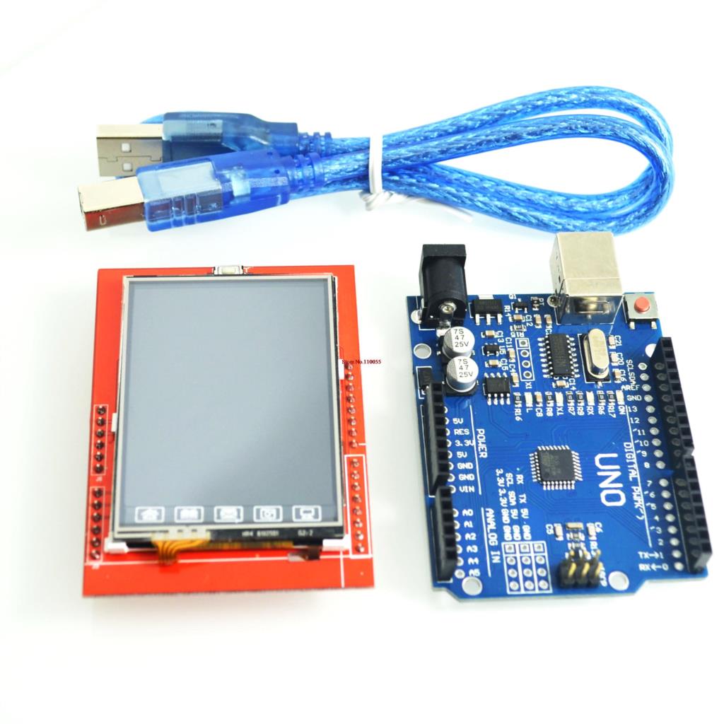 Купить УНО Mega328p R3 для Arduino 24 дюймовый Tft сенсорный ЖК