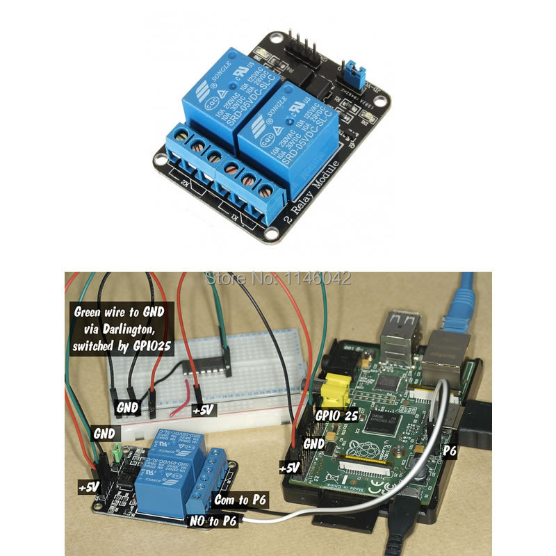 Купить 5v 2 канальный релейный модуль для Arduino Pic Arm Dsp Avr