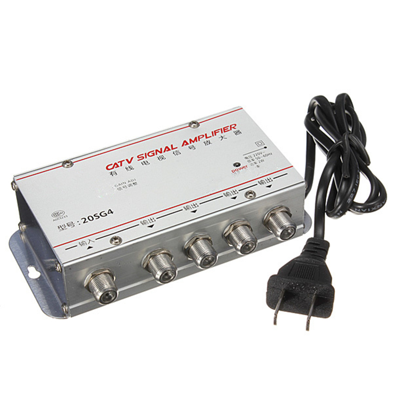 Купить 1 Установите Стандартный ac 220v 50 Гц 4-way catv Кабельное ТВ ...