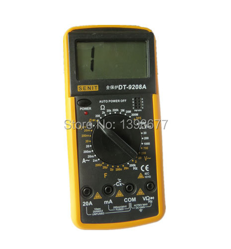 Купить цифровой мультиметр dt9208a большой экран Электрический ручной ...