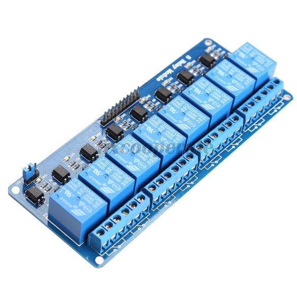 Купить 8 канал 5В реле модуля щит для плат Arduino официальный в