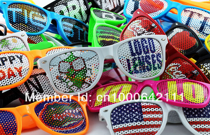 Купить Наклейки логотип очки, Пинхол объективом очки, очки мода партии ...